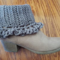 Ruffled Boot Cuff Pattern Crochet Witchy Wonderful Striped