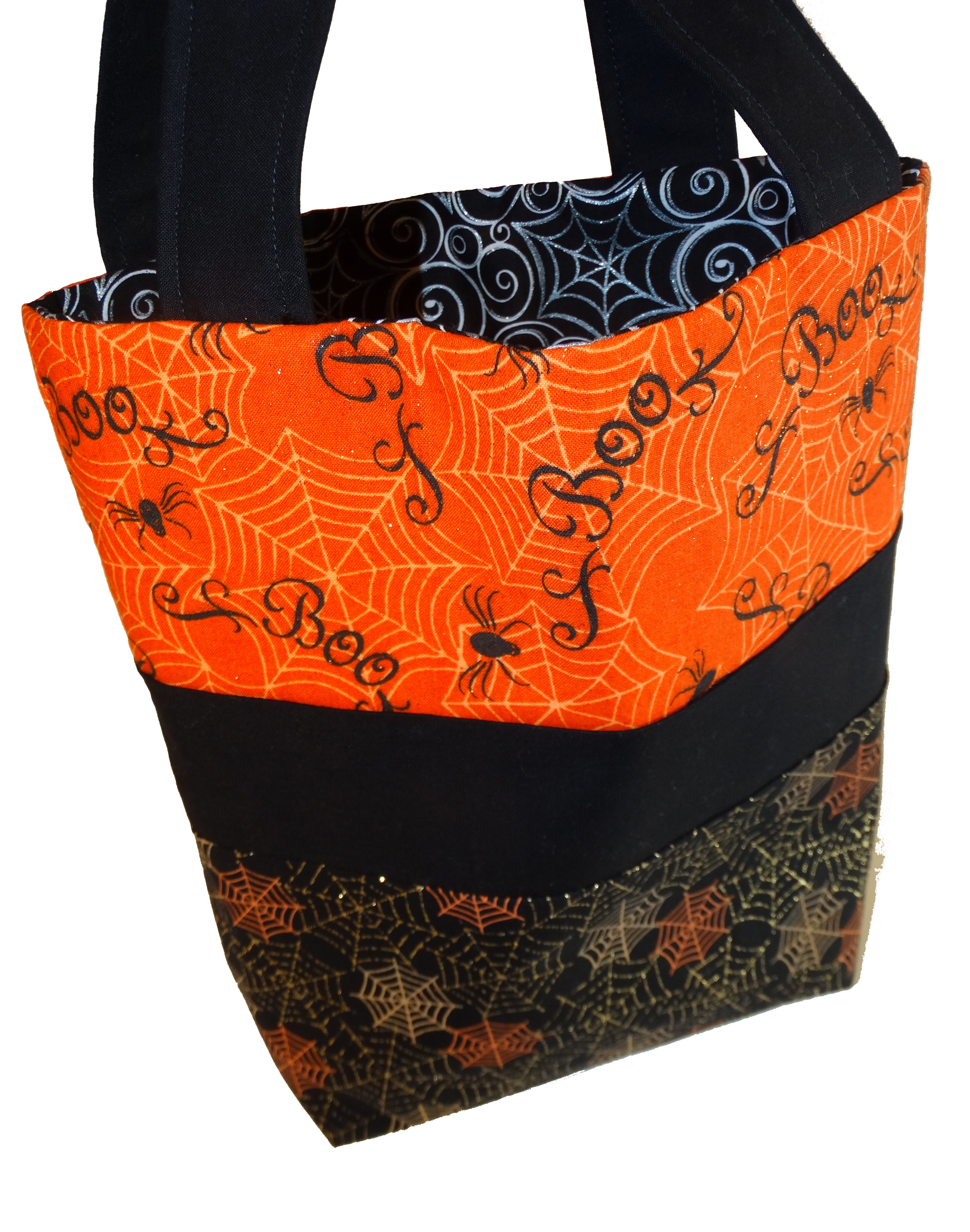 Spiders Halloween Trick or Treat Bag - Jaded Spade Creations